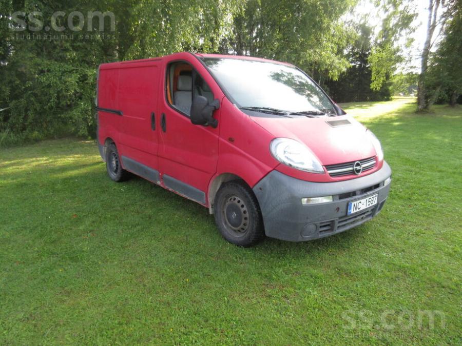 Sarkans Opel Vivaro 2006 Ogre, ar dzinēja tilpumu 2.50 L un nobraukumu 248 tūkst. km par 3500 €, foto 4 vietnē AUTOMOTO.COM.LV