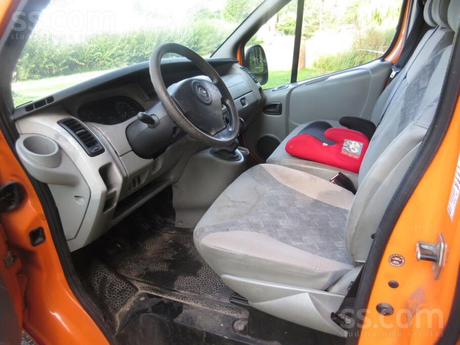 Sarkans Opel Vivaro 2006 Ogre, ar dzinēja tilpumu 2.50 L un nobraukumu 248 tūkst. km par 3500 €, foto 11 vietnē AUTOMOTO.COM.LV