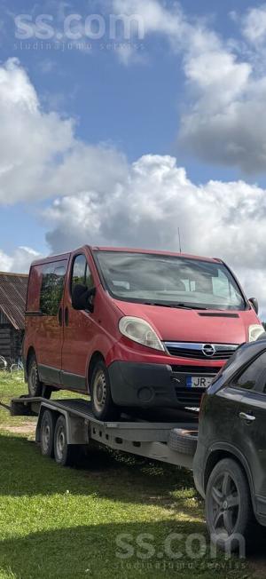 Sarkans Opel Vivaro 2006 Preiļi, ar dzinēja tilpumu 2.50 L un nobraukumu 360 tūkst. km par 1950 €, foto  vietnē AUTOMOTO.COM.LV