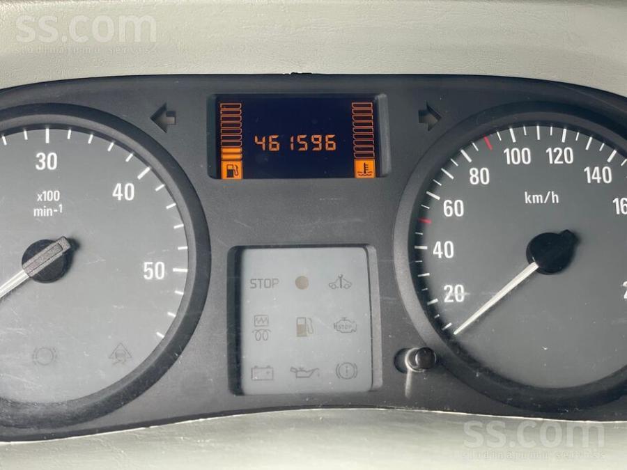 Red Opel Vivaro 2007 in Riga, with an engine capacity of 2.00 L and mileage of 461 thousand km for 5790 €, photo 6 on AUTOMOTO.COM.LV