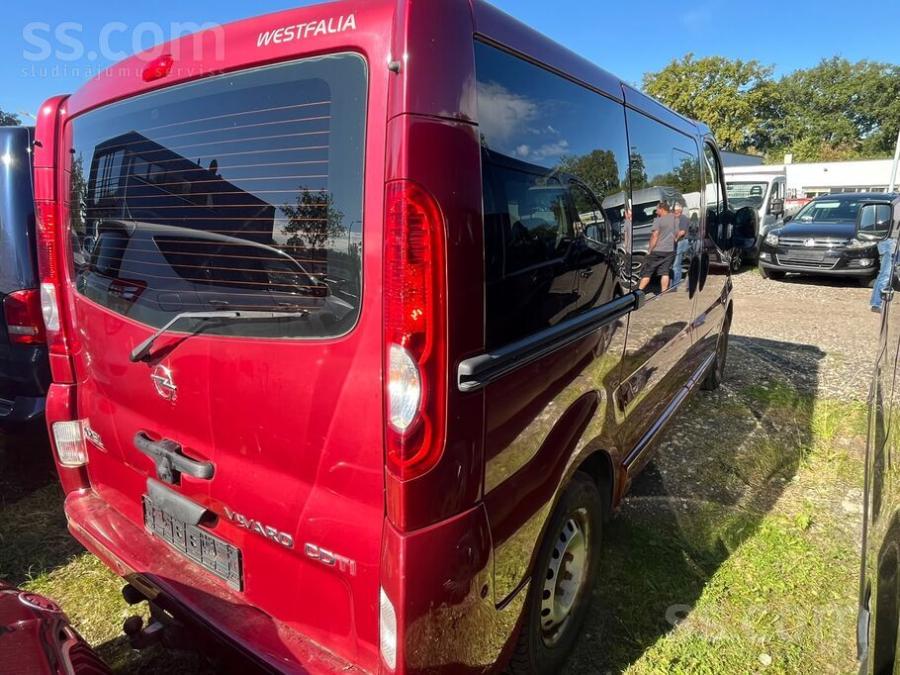 Red Opel Vivaro 2007 in Riga, with an engine capacity of 2.00 L and mileage of 0 thousand km for 6500 €, photo 6 on AUTOMOTO.COM.LV