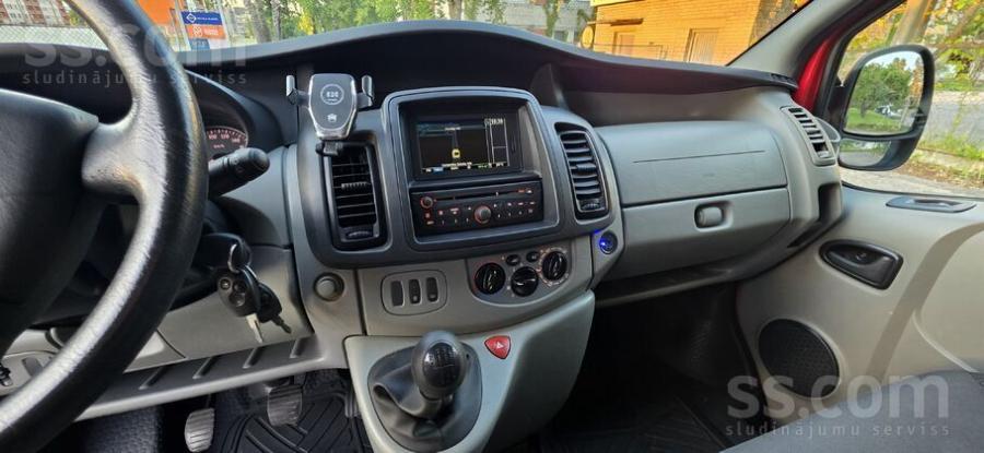 Red Opel Vivaro 2012 in Valmiera, with an engine capacity of 2.00 L and mileage of 233 thousand km for 6200 €, photo 15 on AUTOMOTO.COM.LV