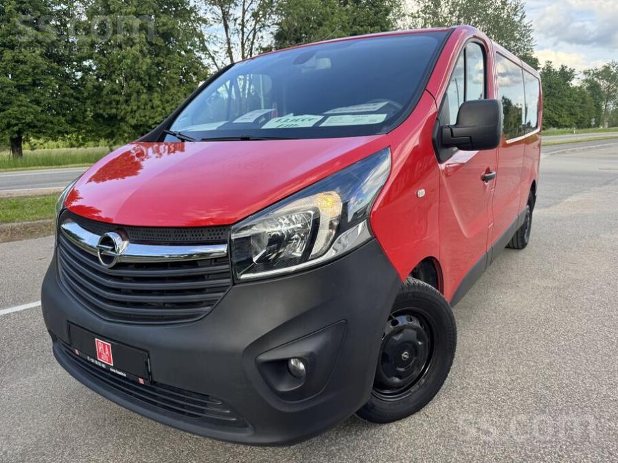 Sarkans Opel Vivaro 2016 Ogre, ar dzinēja tilpumu 1.60 L un nobraukumu 133 tūkst. km par 14200 €, foto 3 vietnē AUTOMOTO.COM.LV