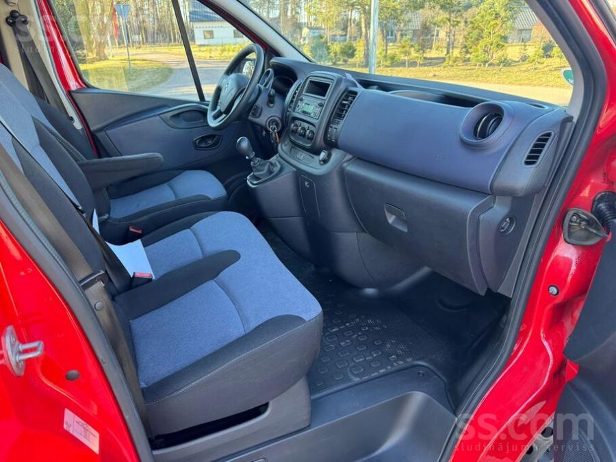 Sarkans Opel Vivaro 2016 Ogre, ar dzinēja tilpumu 1.60 L un nobraukumu 133 tūkst. km par 14200 €, foto 12 vietnē AUTOMOTO.COM.LV