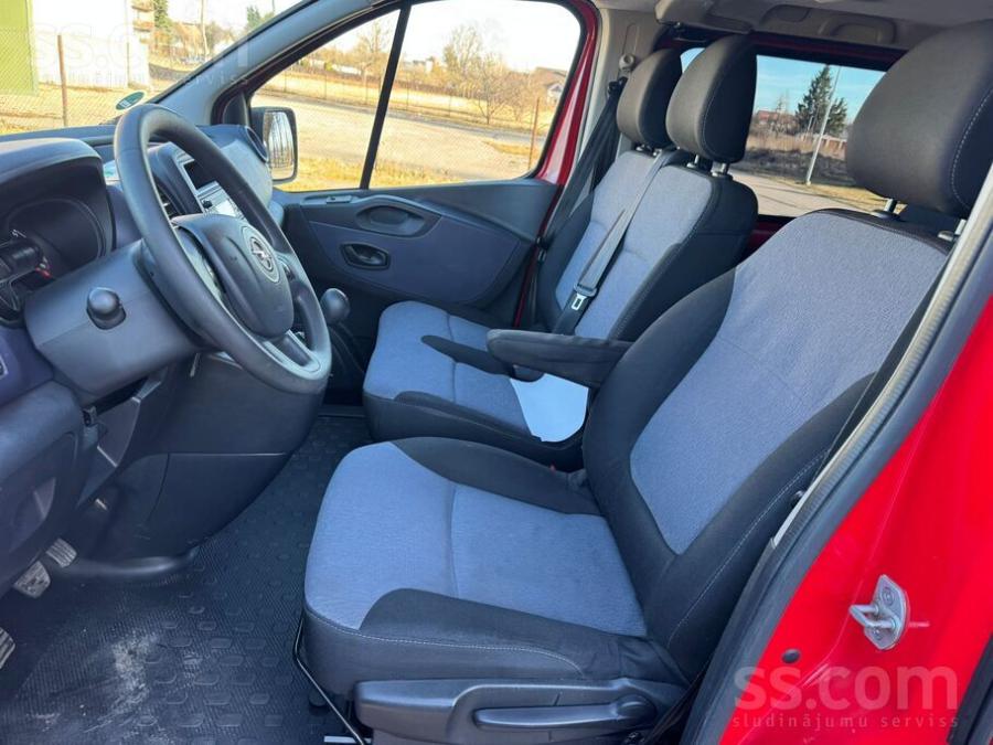 Sarkans Opel Vivaro 2016 Ogre, ar dzinēja tilpumu 1.60 L un nobraukumu 133 tūkst. km par 14200 €, foto 16 vietnē AUTOMOTO.COM.LV