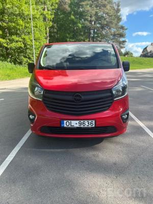 Sarkans Opel Vivaro 2017 Alūksne, ar dzinēja tilpumu 1.60 L un nobraukumu 184 tūkst. km par 12750 €, foto  vietnē AUTOMOTO.COM.LV