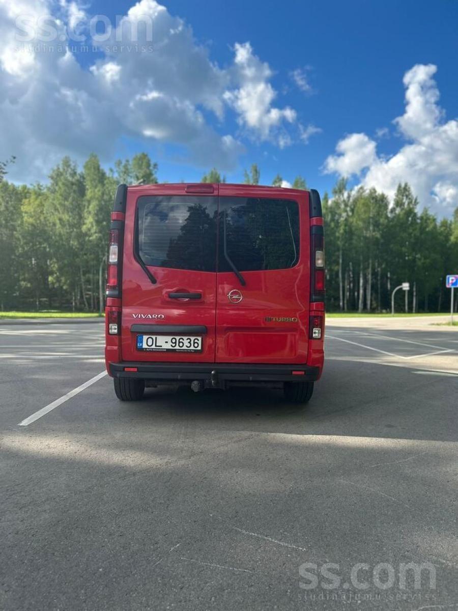 Sarkans Opel Vivaro 2017 Alūksne, ar dzinēja tilpumu 1.60 L un nobraukumu 184 tūkst. km par 12750 €, foto 5 vietnē AUTOMOTO.COM.LV