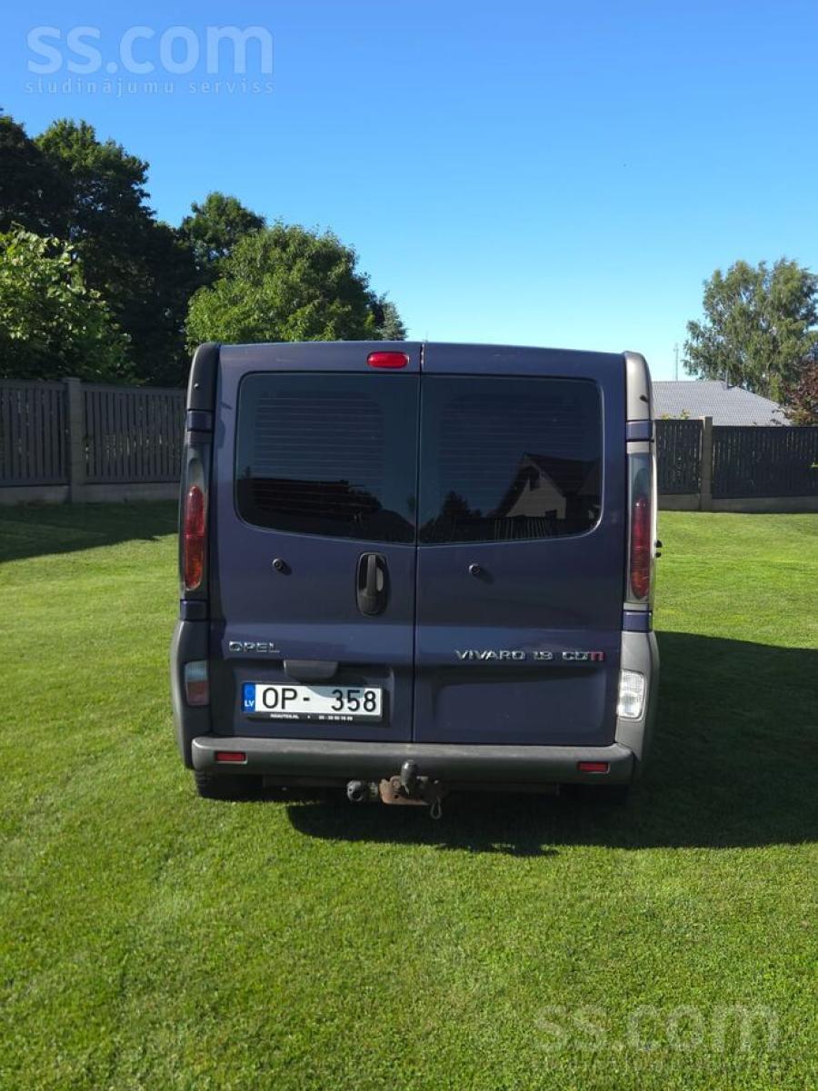 Violets Opel Vivaro 2006 Alūksne, ar dzinēja tilpumu 1.90 L un nobraukumu 261 tūkst. km par 3800 €, foto 6 vietnē AUTOMOTO.COM.LV