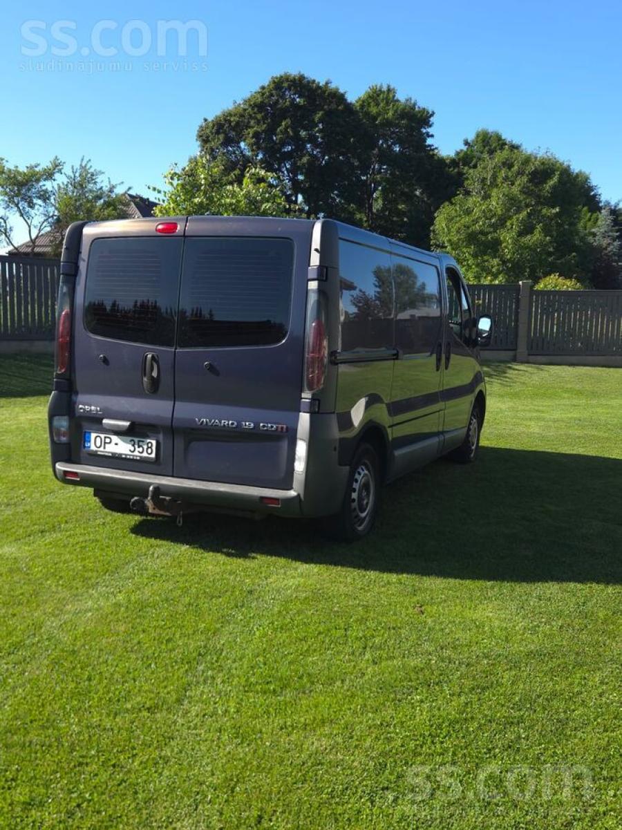 Violets Opel Vivaro 2026 Rīga, ar dzinēja tilpumu 1.90 L un nobraukumu 261 tūkst. km par 3800 €, foto 5 vietnē AUTOMOTO.COM.LV