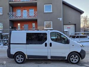 White Opel Vivaro 2004 in Vilnius, with an engine capacity of 1.90 L and mileage of 301 thousand km for 2200 €, photo 6 on AUTOMOTO.COM.LV