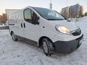 White Opel Vivaro 2014 in Vilnius, with an engine capacity of 2.00 L and mileage of 271 thousand km for 5700 €, photo  on AUTOMOTO.COM.LV
