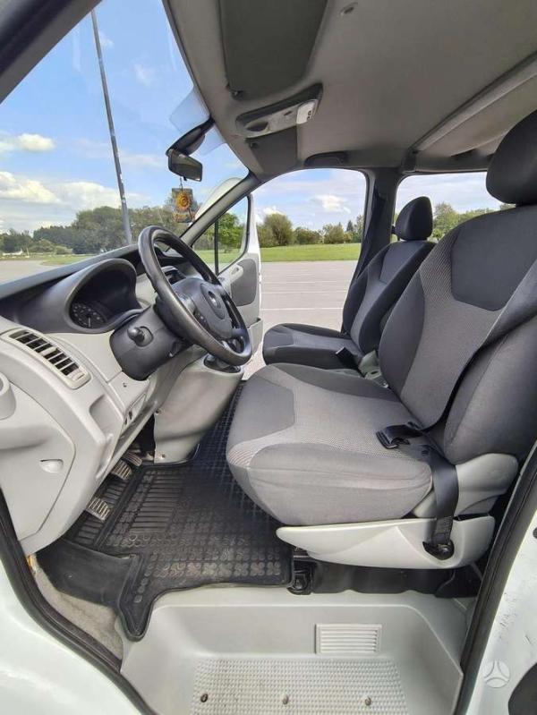 White Opel Vivaro 2014 in Panevezys, with an engine capacity of 2.00 L and mileage of 355 thousand km for 7499 €, photo 11 on AUTOMOTO.COM.LV