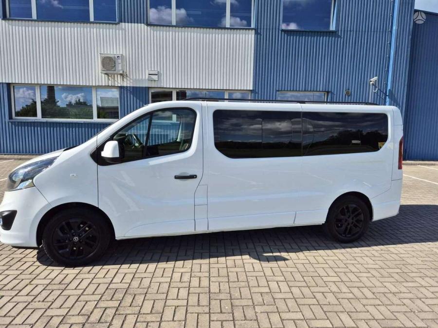 White Opel Vivaro 2017 in Panevezys, with an engine capacity of 1.60 L and mileage of 279 thousand km for 11750 €, photo 14 on AUTOMOTO.COM.LV