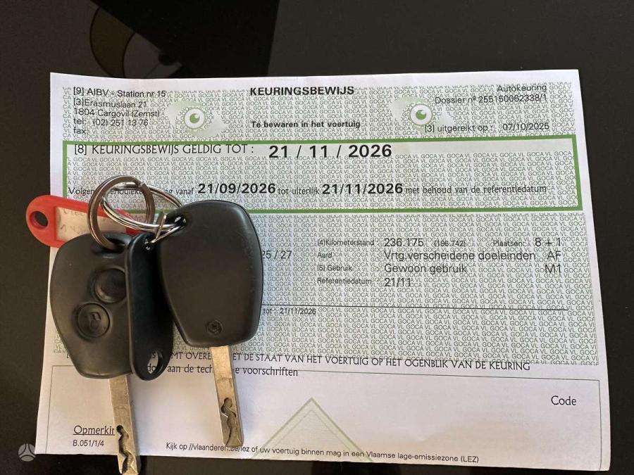 Balts Opel Vivaro 2018 Ukmergė, ar dzinēja tilpumu 1.56 L un nobraukumu 240 tūkst. km par 9450 €, foto 15 vietnē AUTOMOTO.COM.LV