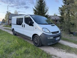 White Opel Vivaro 2003 in Rezekne, with an engine capacity of 1.90 L and mileage of 364 thousand km for 3150 €, photo  on AUTOMOTO.COM.LV