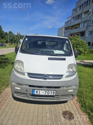 White Opel Vivaro 2003 in Liepaja, with an engine capacity of 1.90 L and mileage of 450 thousand km for 2200 €, photo  on AUTOMOTO.COM.LV