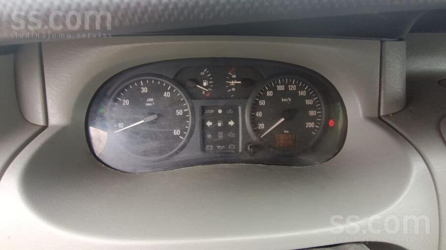 White Opel Vivaro 2004 in Tukums, with an engine capacity of 1.90 L and mileage of 571 thousand km for 2800 €, photo 8 on AUTOMOTO.COM.LV