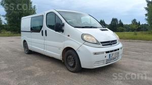 White Opel Vivaro 2004 in Tukums, with an engine capacity of 1.90 L and mileage of 571 thousand km for 2800 €, photo 10 on AUTOMOTO.COM.LV
