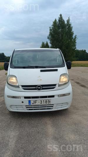White Opel Vivaro 2004 in Tukums, with an engine capacity of 1.90 L and mileage of 571 thousand km for 2800 €, photo 11 on AUTOMOTO.COM.LV