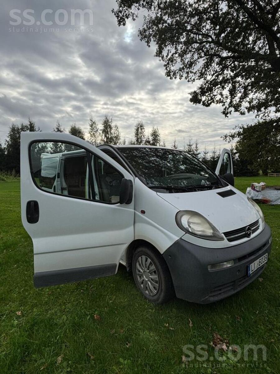 Balts Opel Vivaro 2004 Limbaži, ar dzinēja tilpumu 1.90 L un nobraukumu 446 tūkst. km par 2600 €, foto 7 vietnē AUTOMOTO.COM.LV