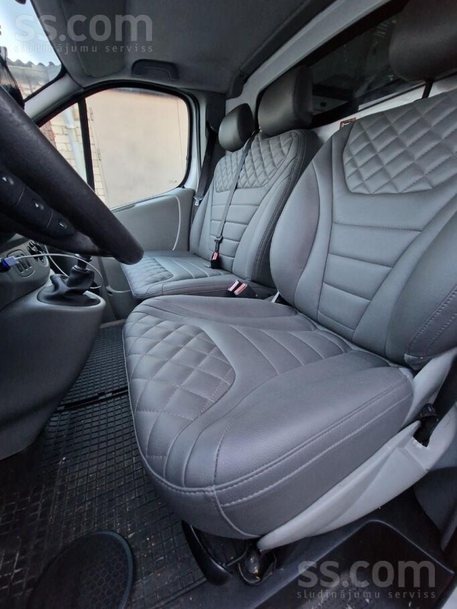 White Opel Vivaro 2004 in Riga, with an engine capacity of 2.50 L and mileage of 367 thousand km for 9700 €, photo 26 on AUTOMOTO.COM.LV