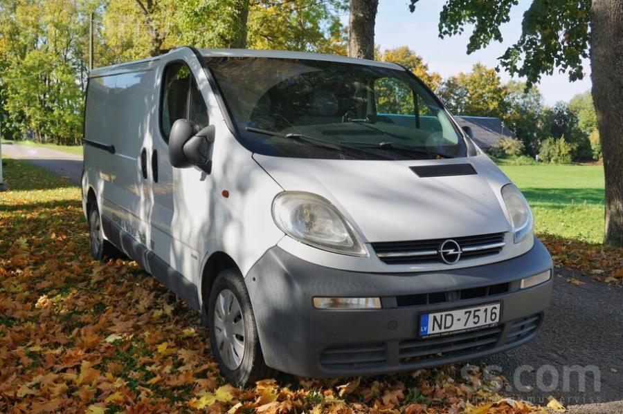 Balts Opel Vivaro 2004 Rēzekne, ar dzinēja tilpumu 1.90 L un nobraukumu 351 tūkst. km par 5850 €, foto 1 vietnē AUTOMOTO.COM.LV