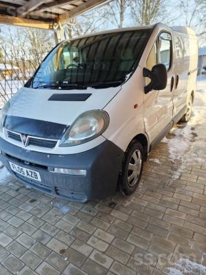 White Opel Vivaro 2005 in Daugavpils, with an engine capacity of 1.90 L and mileage of 325 thousand km for 1600 €, photo 2 on AUTOMOTO.COM.LV