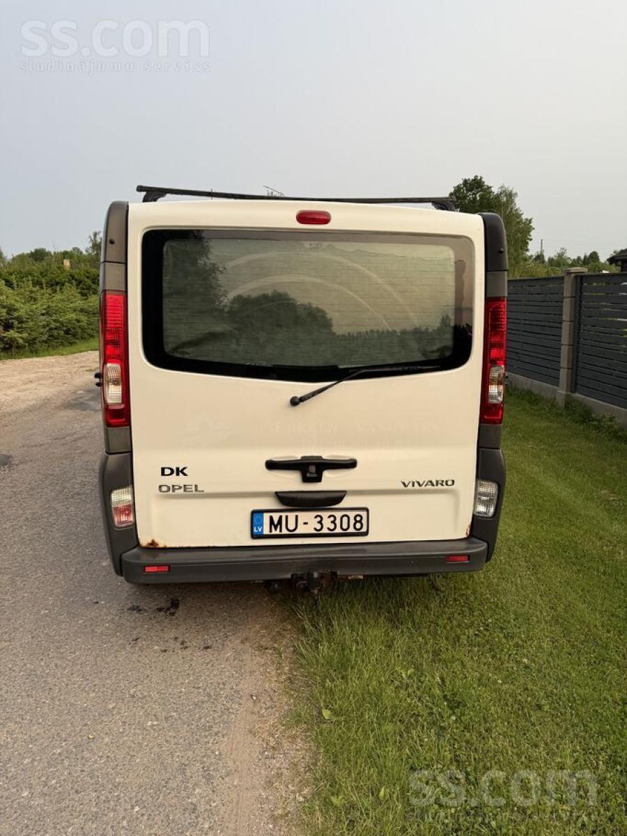 Balts Opel Vivaro 2007 Dobele, ar dzinēja tilpumu 2.00 L un nobraukumu 0 tūkst. km par 2999 €, foto 7 vietnē AUTOMOTO.COM.LV