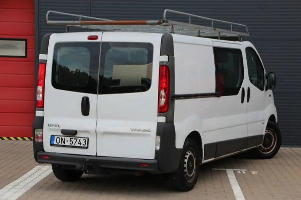Balts Opel Vivaro 2008 Mārupe, ar dzinēja tilpumu 2.00 L un nobraukumu 323 tūkst. km par 6250 €, foto 6 vietnē AUTOMOTO.COM.LV