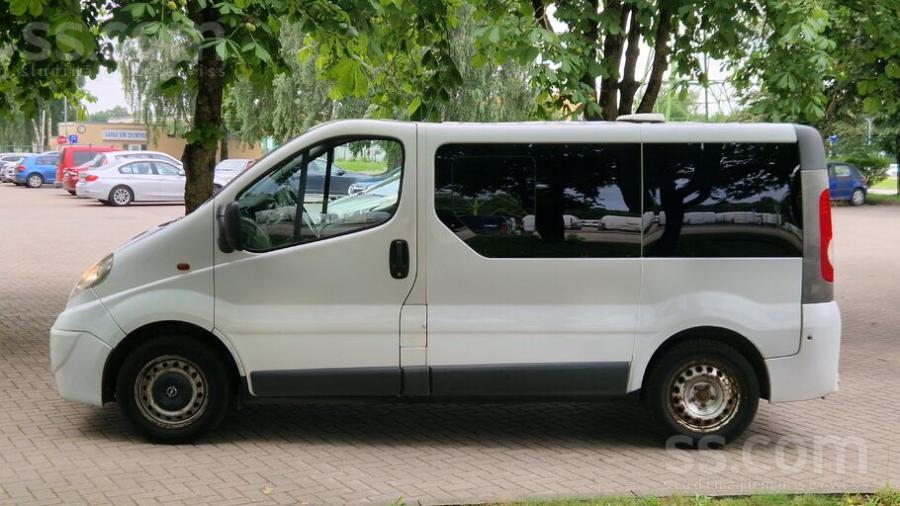 Balts Opel Vivaro 2008 Rīga, ar dzinēja tilpumu 2.00 L un nobraukumu 0 tūkst. km par 3590 €, foto 15 vietnē AUTOMOTO.COM.LV