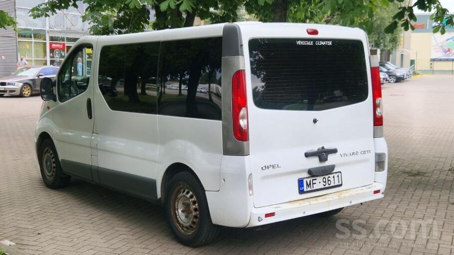 Balts Opel Vivaro 2008 Rīga, ar dzinēja tilpumu 2.00 L un nobraukumu 0 tūkst. km par 3590 €, foto 17 vietnē AUTOMOTO.COM.LV