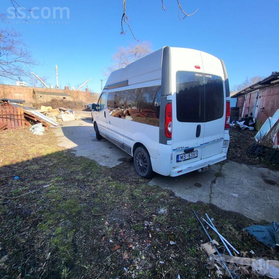 Белый Опель Виваро 2009 в Валка, объемом двигателя 2.50 л и пробегом 0 тыс. км за 4900 €, фото 4 на AUTOMOTO.COM.LV