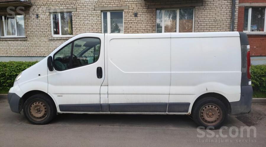 Balts Opel Vivaro 2009 Rīga, ar dzinēja tilpumu 2.50 L un nobraukumu 382 tūkst. km par 1900 €, foto 3 vietnē AUTOMOTO.COM.LV