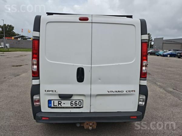 White Opel Vivaro 2009 in Liepaja, with an engine capacity of 2.00 L and mileage of 250 thousand km for 3500 €, photo 5 on AUTOMOTO.COM.LV