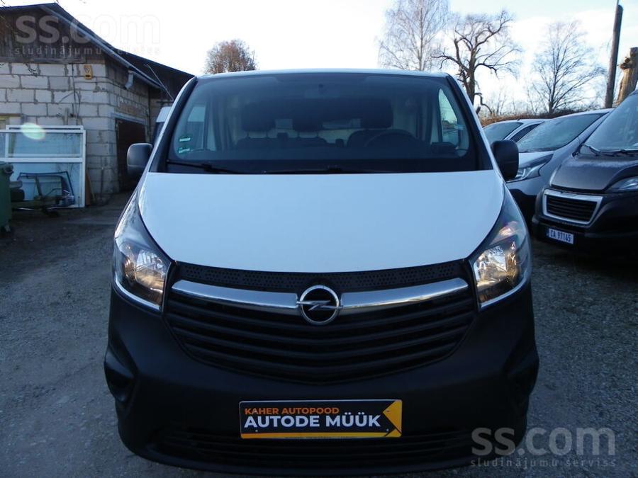 Balts Opel Vivaro 2015 Valka, ar dzinēja tilpumu 1.60 L un nobraukumu 241 tūkst. km par 9600 €, foto 3 vietnē AUTOMOTO.COM.LV