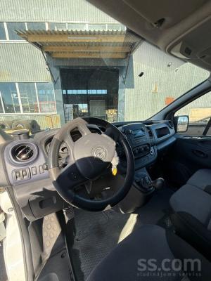White Opel Vivaro 2015 in Riga, with an engine capacity of 1.60 L and mileage of 356 thousand km for 8220 €, photo 7 on AUTOMOTO.COM.LV