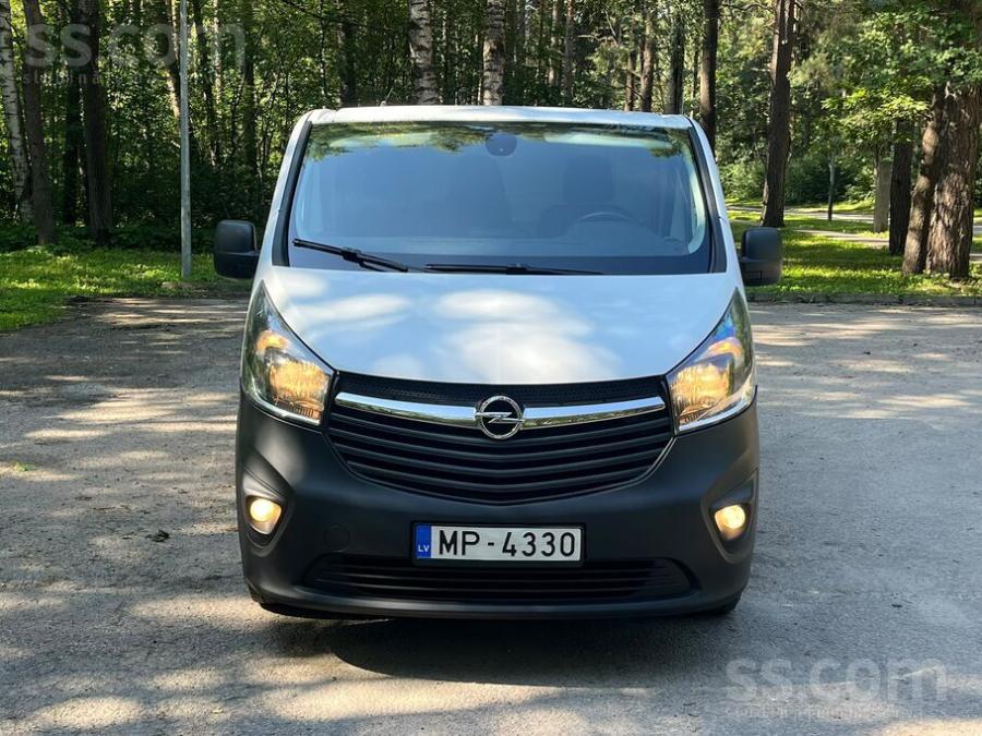 White Opel Vivaro 2016 in Riga, with an engine capacity of 1.60 L and mileage of 0 thousand km for 8799 €, photo 9 on AUTOMOTO.COM.LV