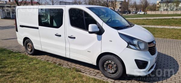 White Opel Vivaro 2017 in Riga, with an engine capacity of 1.60 L and mileage of 0 thousand km for 6700 €, photo 6 on AUTOMOTO.COM.LV