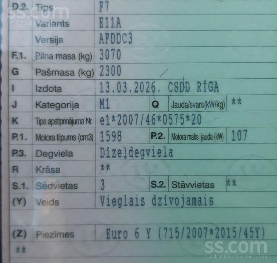 Balts Opel Vivaro 2017 Rīga, ar dzinēja tilpumu 1.60 L un nobraukumu 170 tūkst. km par 8900 €, foto 3 vietnē AUTOMOTO.COM.LV