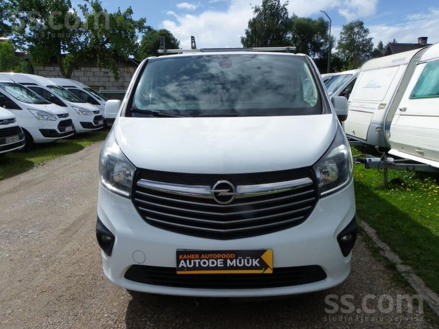 Balts Opel Vivaro 2017 Valka, ar dzinēja tilpumu 1.60 L un nobraukumu 167 tūkst. km par 8200 €, foto 3 vietnē AUTOMOTO.COM.LV
