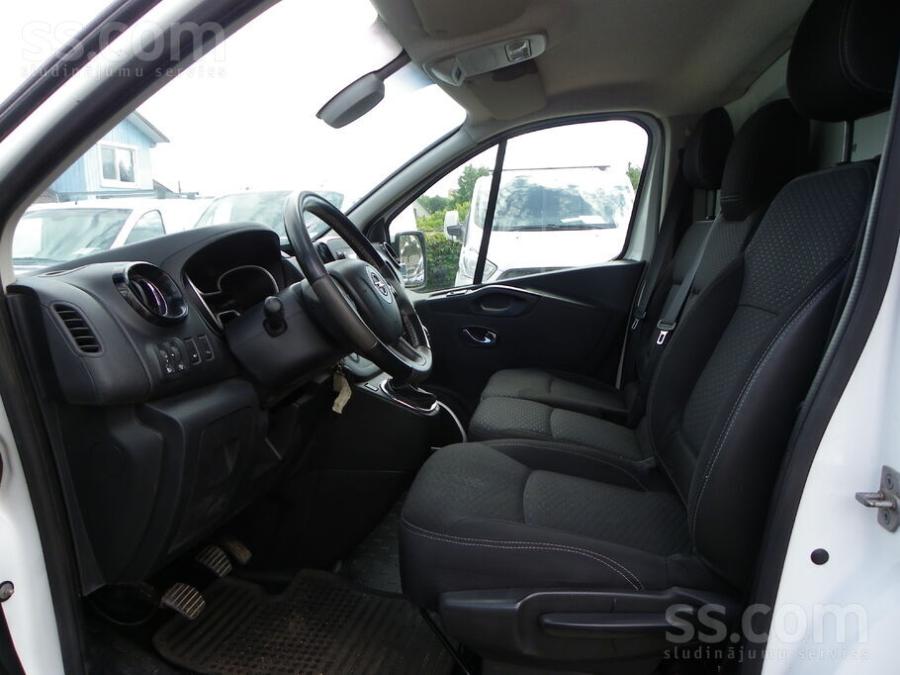 Balts Opel Vivaro 2017 Valka, ar dzinēja tilpumu 1.60 L un nobraukumu 167 tūkst. km par 8200 €, foto 14 vietnē AUTOMOTO.COM.LV