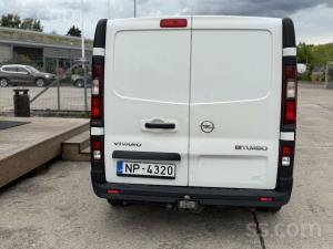 White Opel Vivaro 2018 in Riga, with an engine capacity of 1.60 L and mileage of 222 thousand km for 8950 €, photo 13 on AUTOMOTO.COM.LV