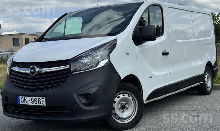White Opel Vivaro 2018 in Riga, with an engine capacity of 1.60 L and mileage of 203 thousand km for 7850 €, photo 1 on AUTOMOTO.COM.LV