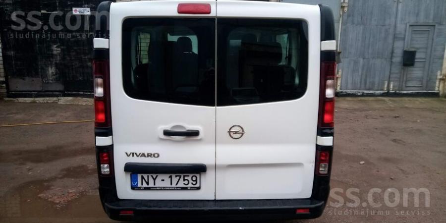 Balts Opel Vivaro 2019 Liepāja, ar dzinēja tilpumu 1.60 L un nobraukumu 230 tūkst. km par 11800 €, foto 5 vietnē AUTOMOTO.COM.LV