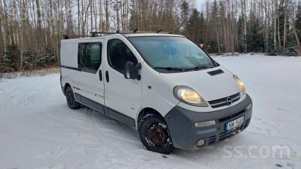Balts Opel Vivaro 2004 Gulbene, ar dzinēja tilpumu 1.90 L un nobraukumu 313 tūkst. km par 2950 €, foto 2 vietnē AUTOMOTO.COM.LV