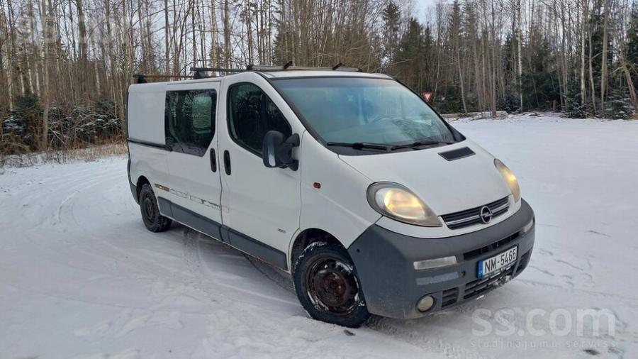 Balts Opel Vivaro 2004 Gulbene, ar dzinēja tilpumu 1.90 L un nobraukumu 313 tūkst. km par 2950 €, foto 2 vietnē AUTOMOTO.COM.LV