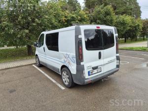 White Opel Vivaro 2004 in Riga, with an engine capacity of 1.90 L and mileage of 256 thousand km for 3200 €, photo 6 on AUTOMOTO.COM.LV