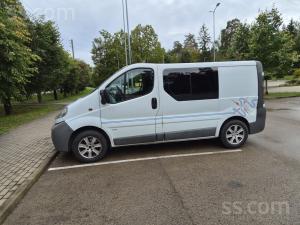 White Opel Vivaro 2004 in Riga, with an engine capacity of 1.90 L and mileage of 256 thousand km for 3200 €, photo 7 on AUTOMOTO.COM.LV