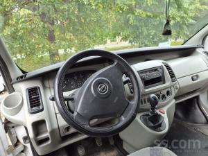 White Opel Vivaro 2004 in Riga, with an engine capacity of 1.90 L and mileage of 256 thousand km for 3200 €, photo 8 on AUTOMOTO.COM.LV