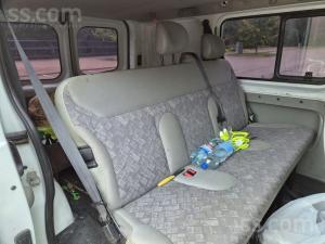 White Opel Vivaro 2004 in Riga, with an engine capacity of 1.90 L and mileage of 256 thousand km for 3200 €, photo 10 on AUTOMOTO.COM.LV